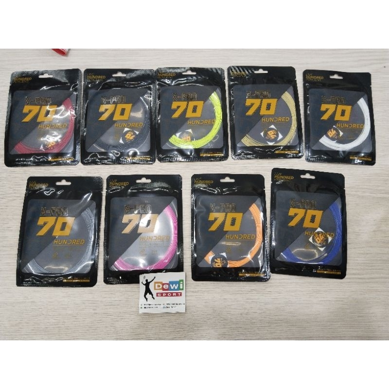 Jual Senar Badminton Hundred 70X Pro | Shopee Indonesia