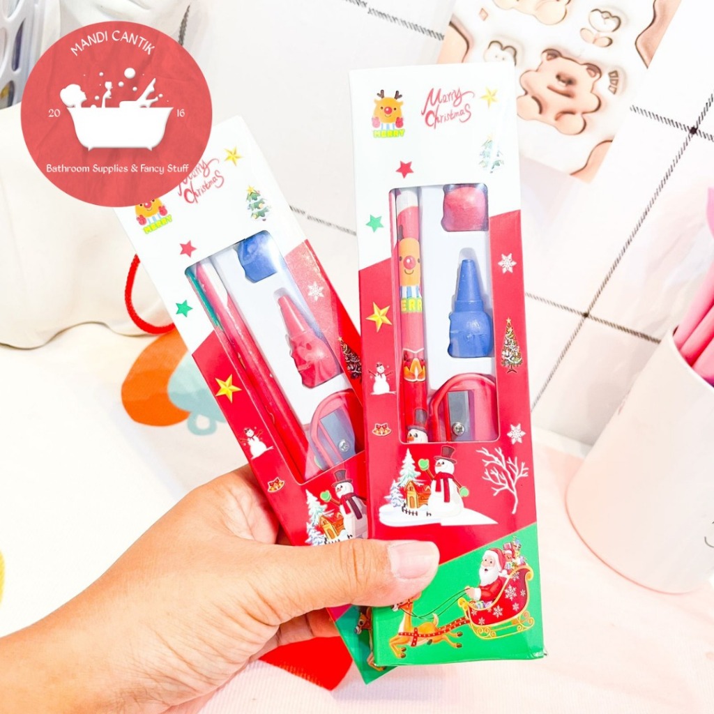 Jual PAKET XIMI NATAL SET-1036 FREE BOX BERTALI 6 IN 1 PENSIL RAUTAN ...