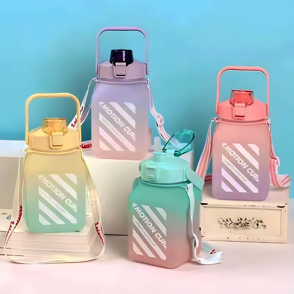 Jual Botol Minum Anak 1,2 Liter Viral Botol Gemoy Korean Aesthetic ...