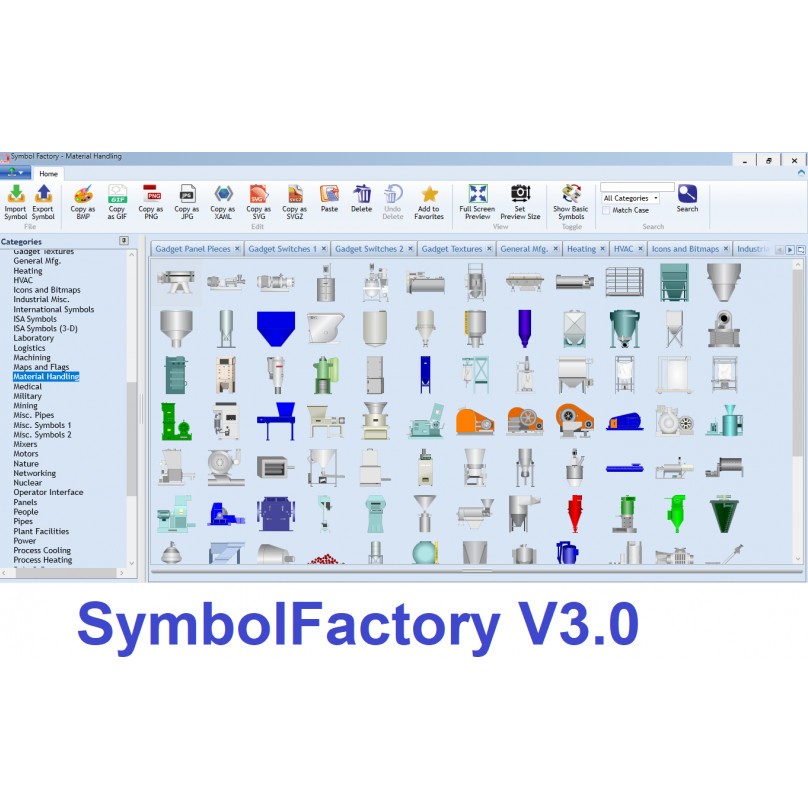 Jual Symbol Factory V.3 - Icon untuk HMI atau SCADA | Shopee Indonesia