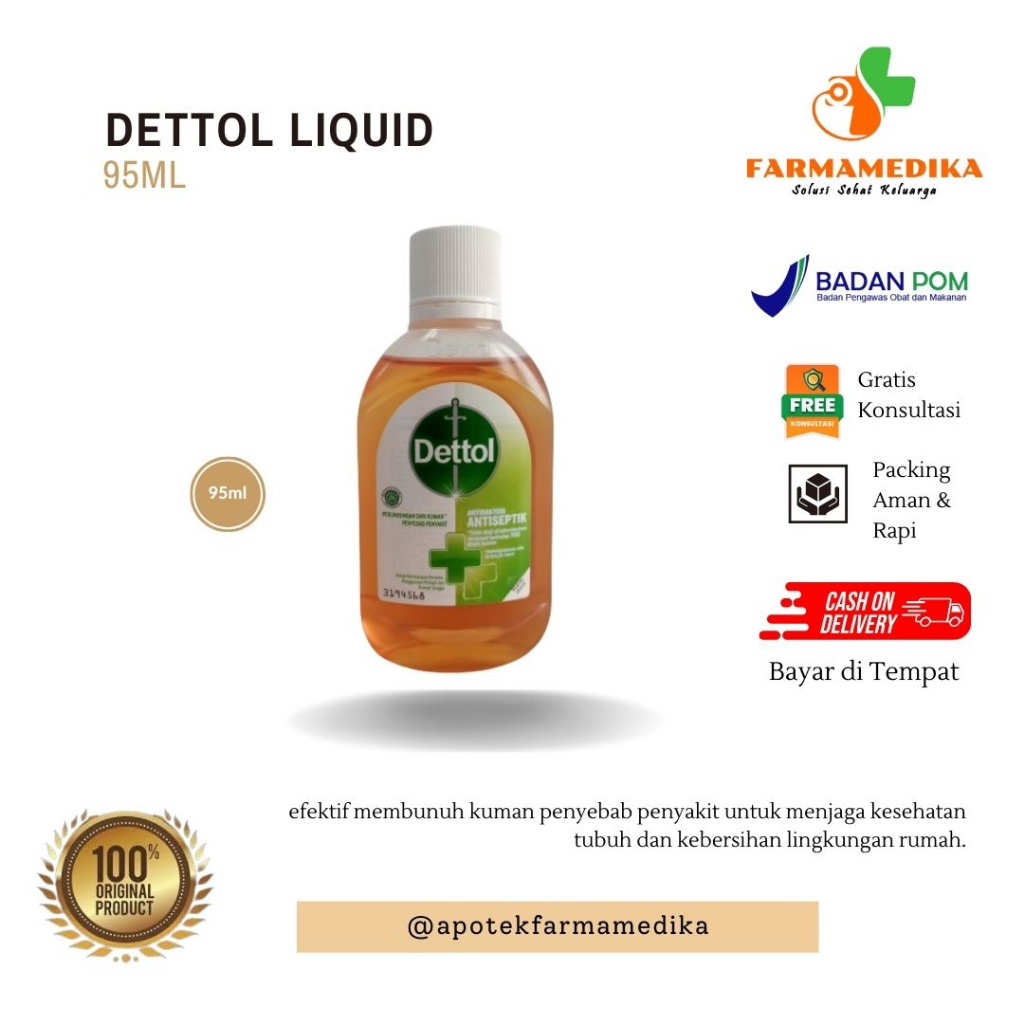 Jual DETTOL LIQUID 95ML | Shopee Indonesia