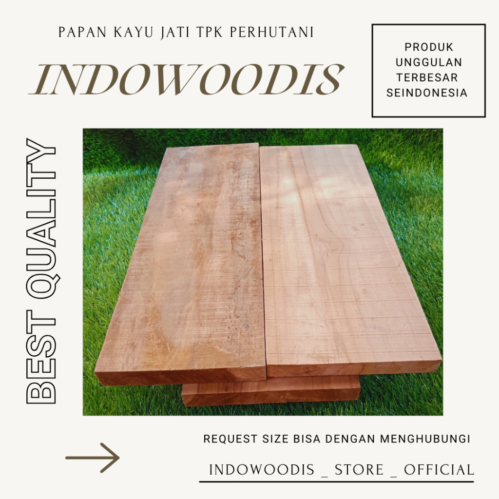 Jual PAPAN KAYU JATI TPK PERHUTANI UKURAN LEBAR 11,5 CM TEBAL 2CM | Shopee Indonesia