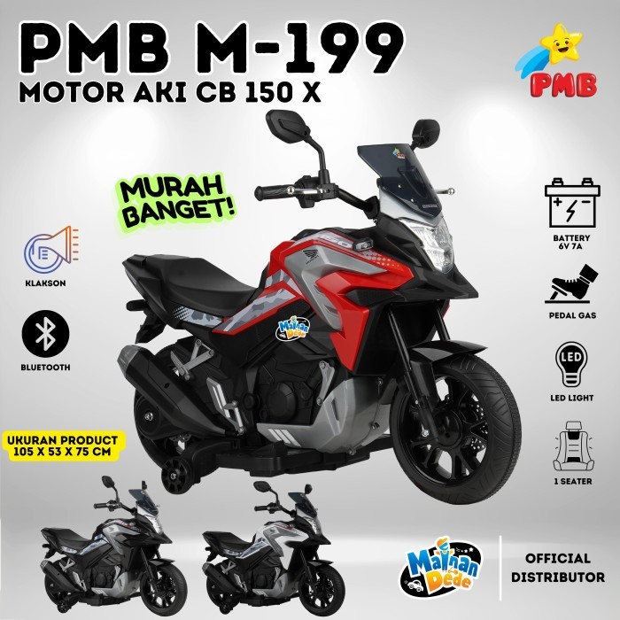 Jual Motor Aki Mainan Anak HONDA CB150X OFFICIAL LICENSED PMB M199 ...