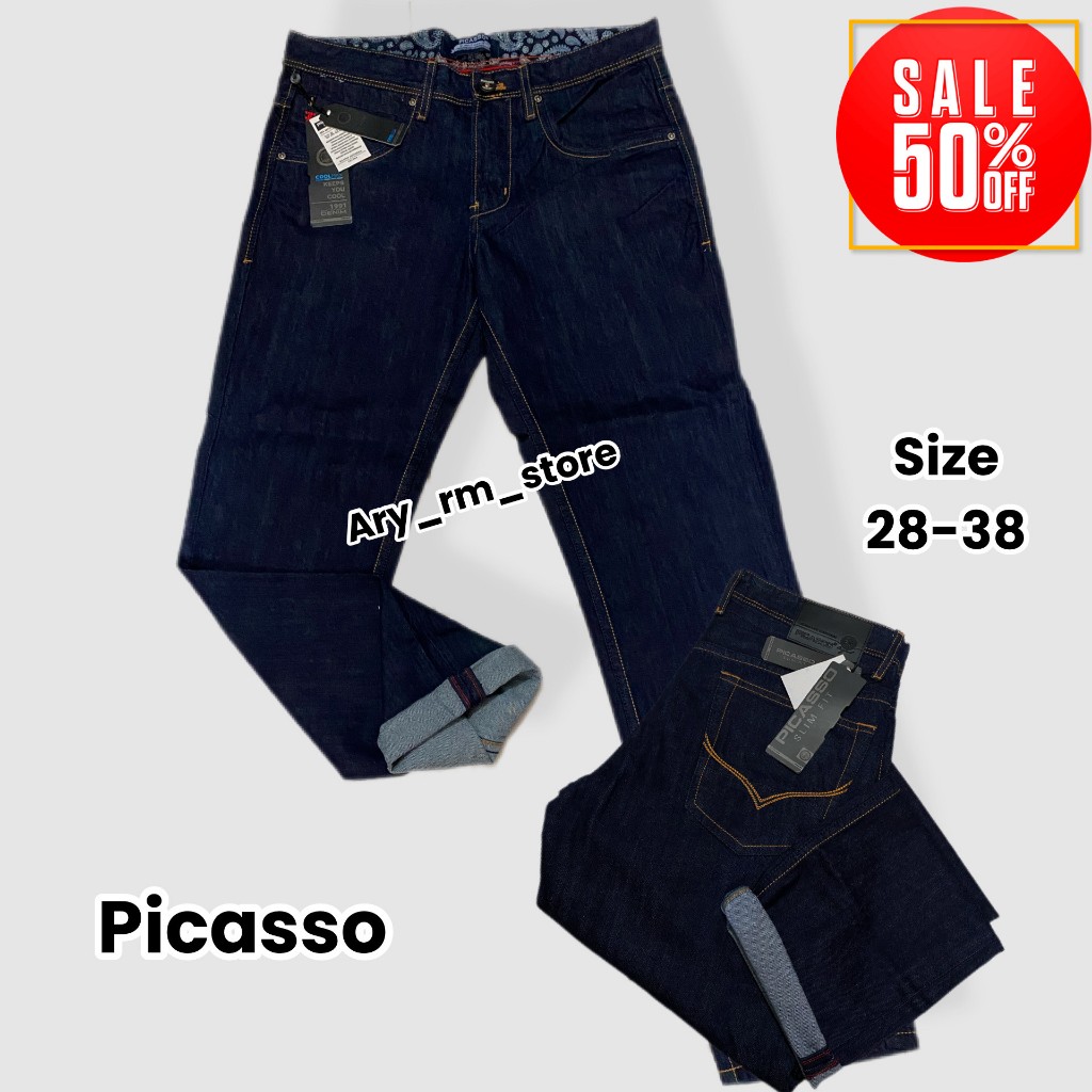 Jual CELANA JEANS PICASSO SLIM FIT ORIGINAL JEANS PICASSO ORIGINAL CELSNA | Shopee Indonesia