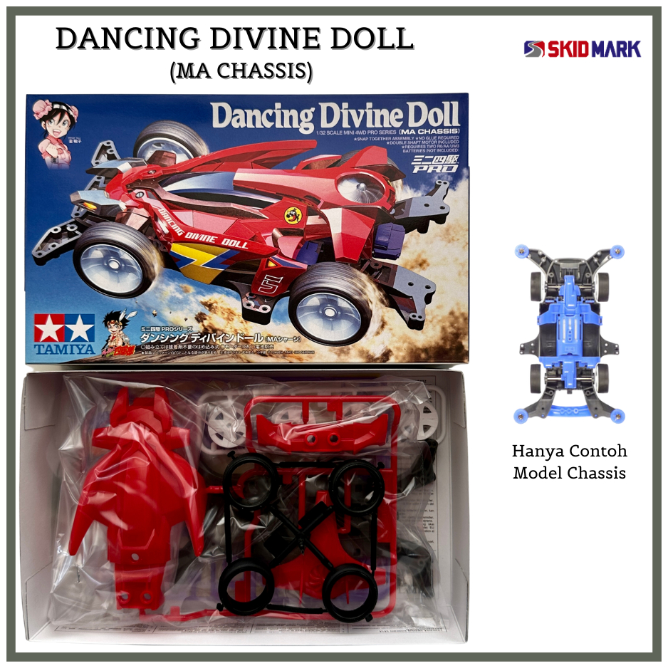 Jual Mobil Rakit Tamiya Mini 4WD - Dancing Divine Doll MA Chassis ...