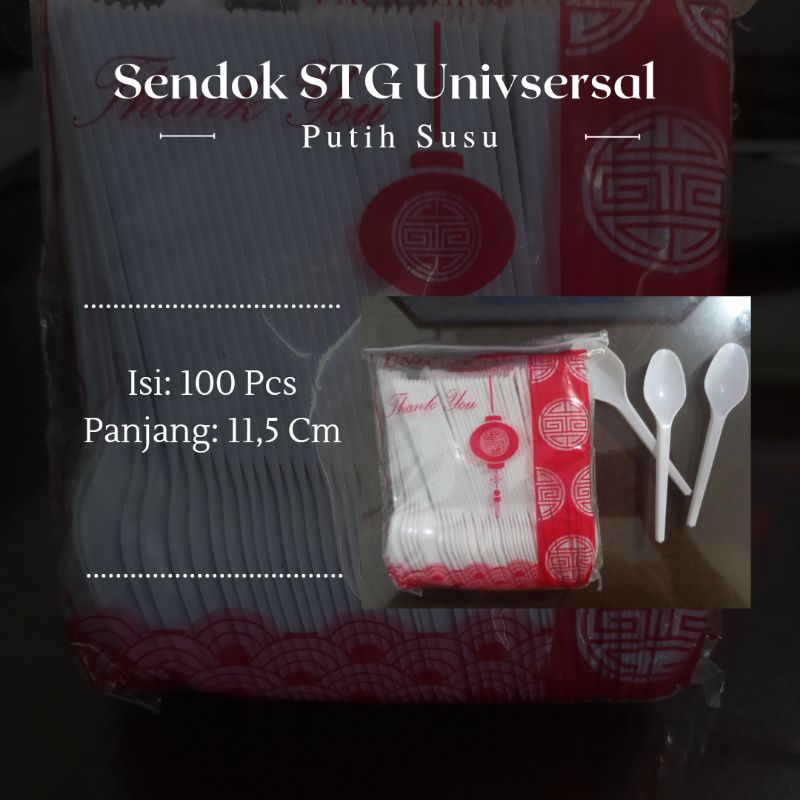 Jual Sendok STG / Sendok Puding Putih Susu isi 100 Pcs | Shopee Indonesia