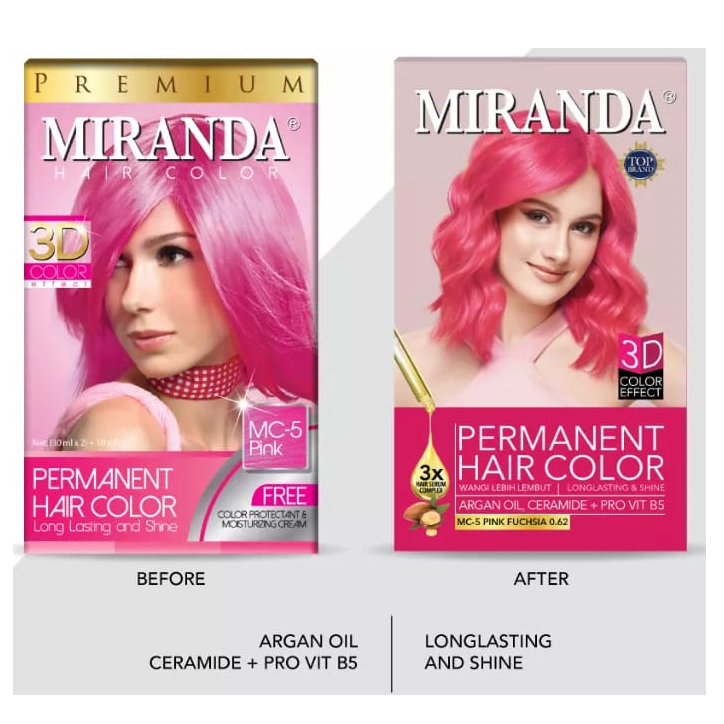 Jual Miranda Hair Color Premium 30ml (Kemasan Baru) | Shopee Indonesia