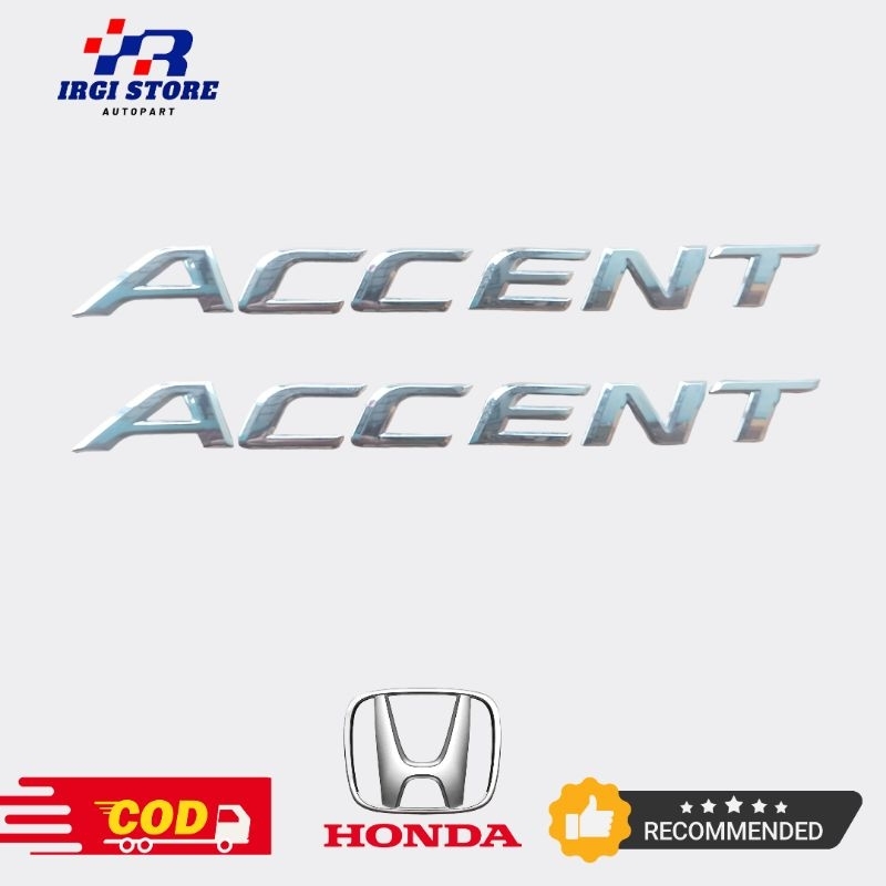 Jual Emblem ACCENT Logo Hyundai 100% Original Logo Accent | Shopee Indonesia