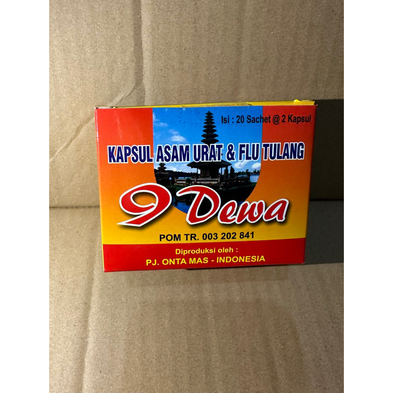 Jual 9 DEWA (KOTAK) ORIGINAL KAPSUL (ASAM URAT) | Shopee Indonesia