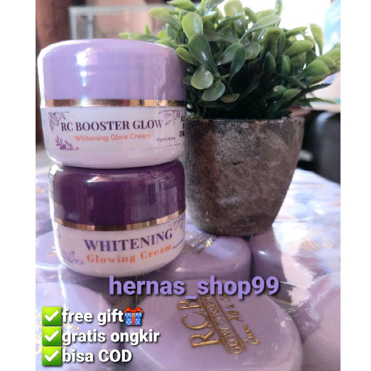 Jual (COD) RCB GLOW CREAM FORMULA BARU & FORMULA LAMA (Cream all in one ...