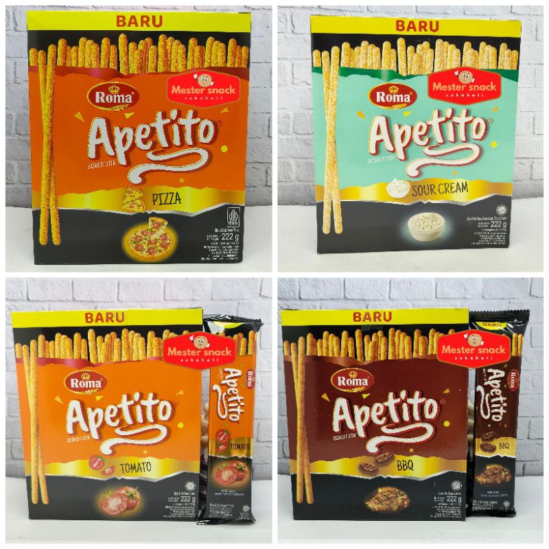 Jual Roma Apetito | Biskuit Stik | Roma Biskuit | Biskuit Enak | Shopee ...