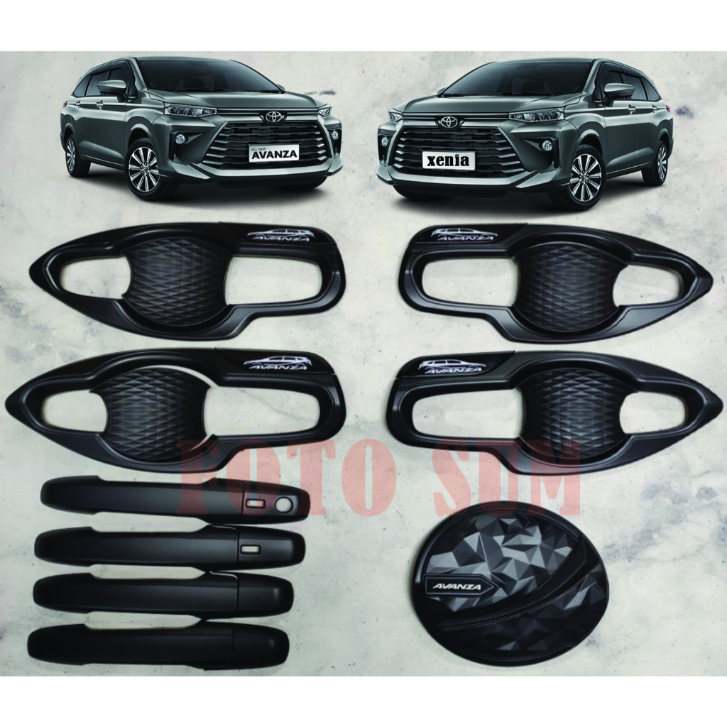 Jual outer hendel cover tangki mobil All New Avanza Xenia Veloz 2022 sampai 2023 hitam | Shopee ...