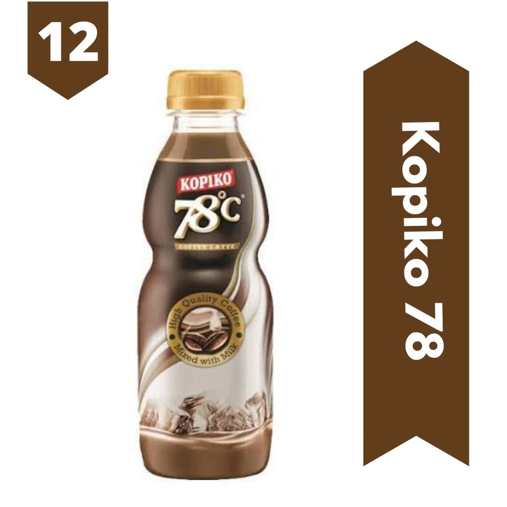 Jual Kopiko 78 Coffe Latte 1 Karton isi 12 Botol x 240 ml | Shopee ...