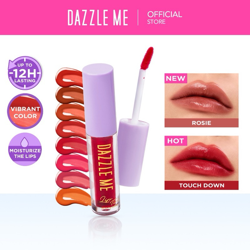 Jual [READY] Dazzle ME Ink-Licious Lip Tint BPOM | Mattedorable Long ...