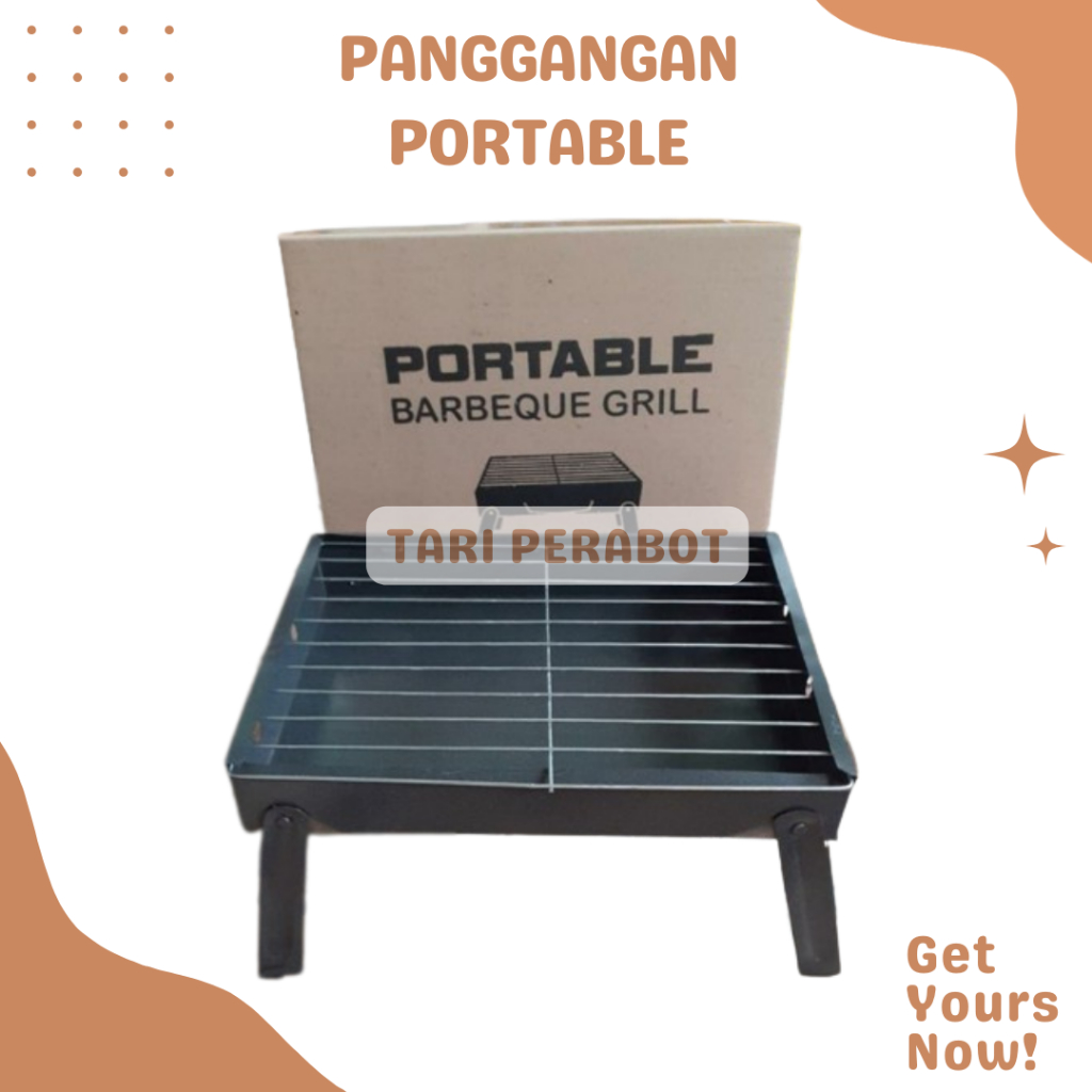 Jual Panggangan Portable / Alat Panggang Barbeque Grill Portable Roekre ...