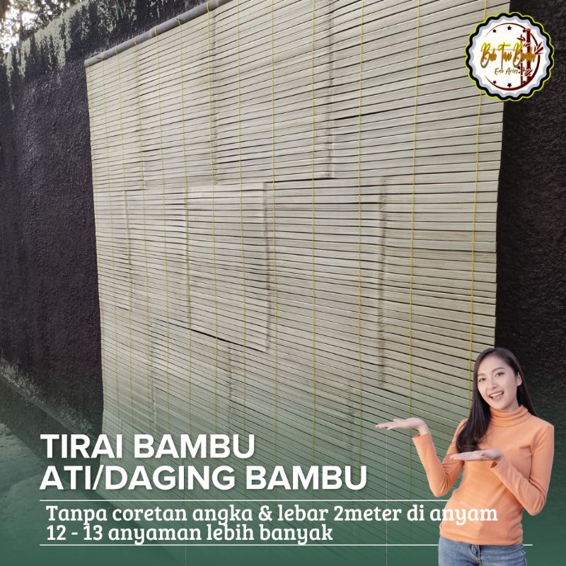 Jual Tirai krey krei Bambu wulung/hitam Ati | Shopee Indonesia