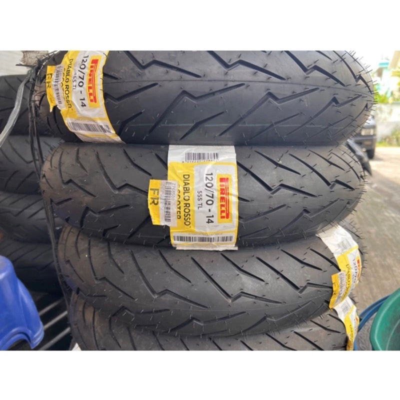 Jual Ban Pirelli Diablo ROSSO SPORT 120/70-14 | Shopee Indonesia