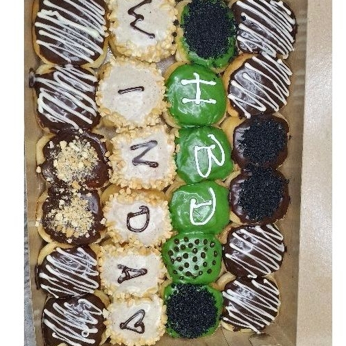 Jual donat enak/donat murah/donat isi 24 /donat request rasa/donat isi ...