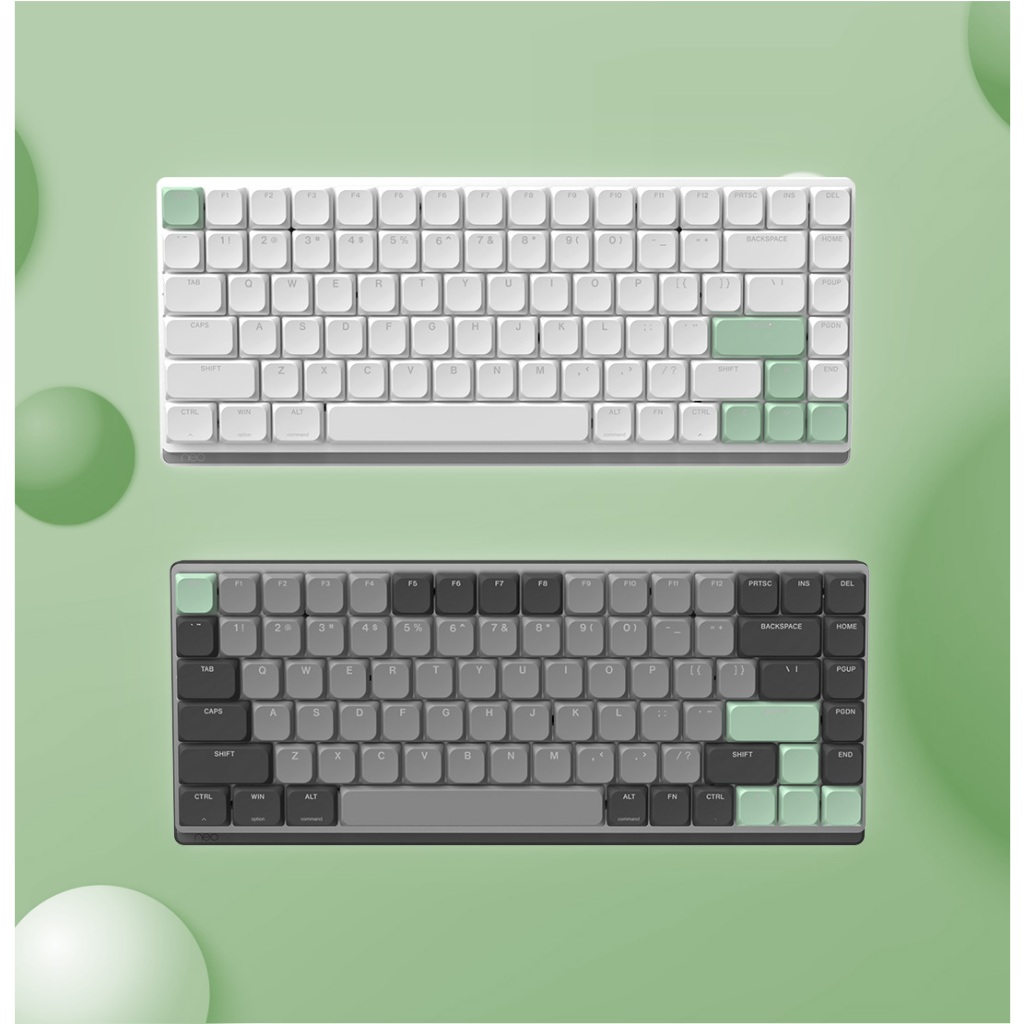 Jual Neo Melo Keyboard Low Profile Wireless 75% Mechanical 84 Keys ...