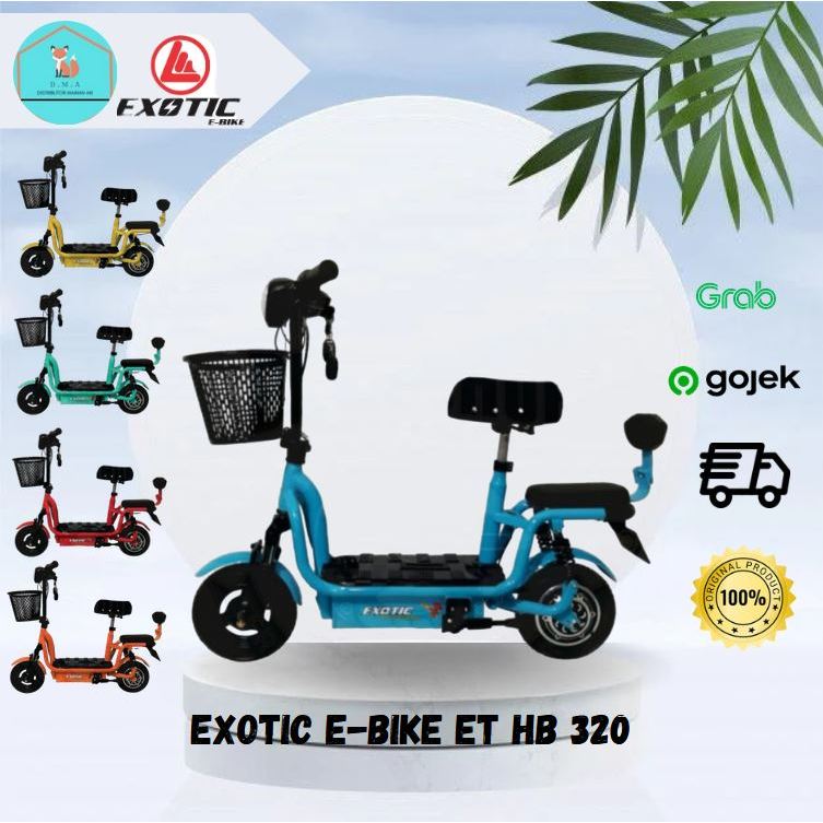 Jual Sepeda Scooter Listrik E-bike ET HB 320 Ban 10 X 2.50 | Shopee ...