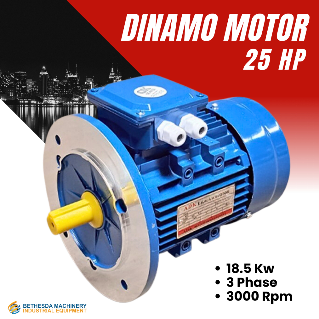 Jual Dinamo Motor 25HP 18.5KW 3000RPM Electrical 3Phase Electro Motor ...