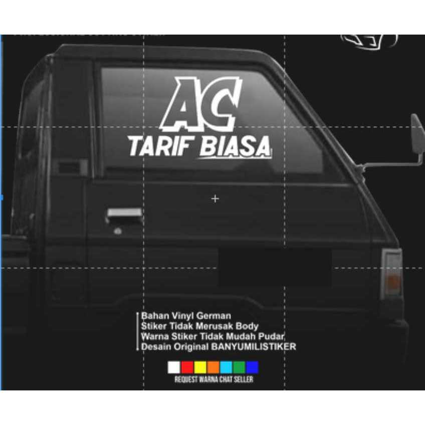 Jual 0102 Stiker kaca ac tarif biasa sticker variasi kaca mobil truk ...