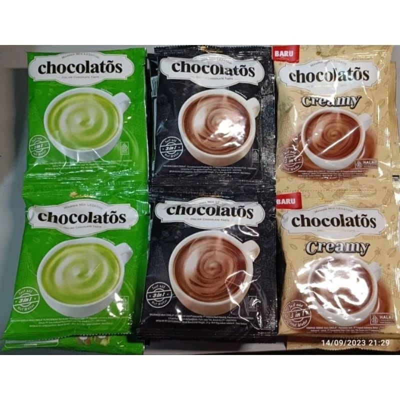Jual Chocolatos Drink 26gr All Variant 1 renceng isi 10 pcs | Shopee ...