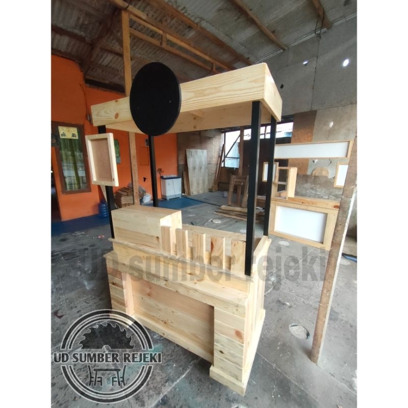 Jual booth/gerobak kayu | Shopee Indonesia