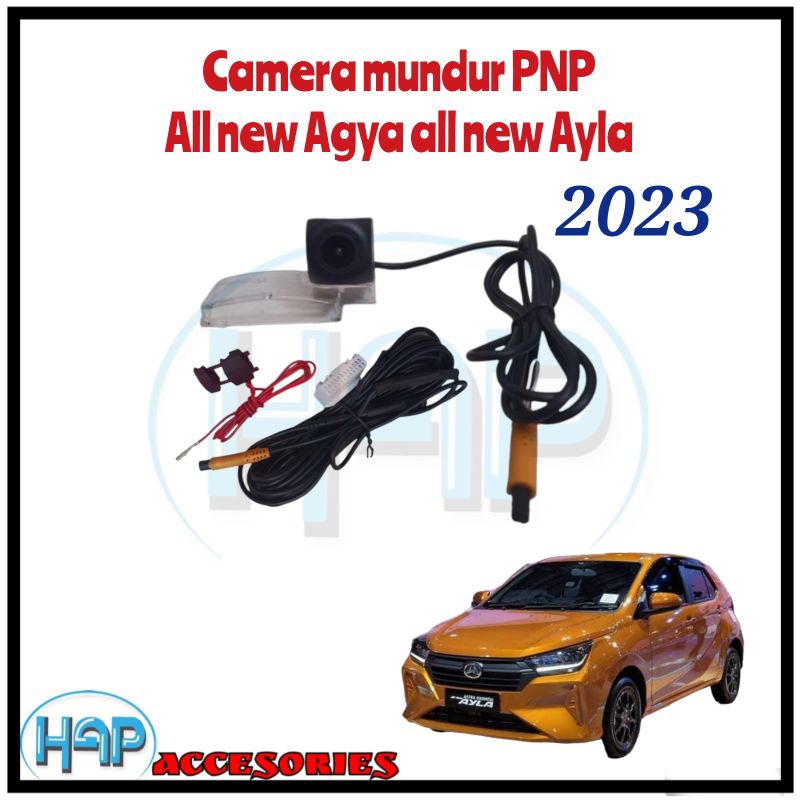 Jual camera mundur Agya 2023 - kamera mundur all new Agya all new Ayla 2023 plug and play ...