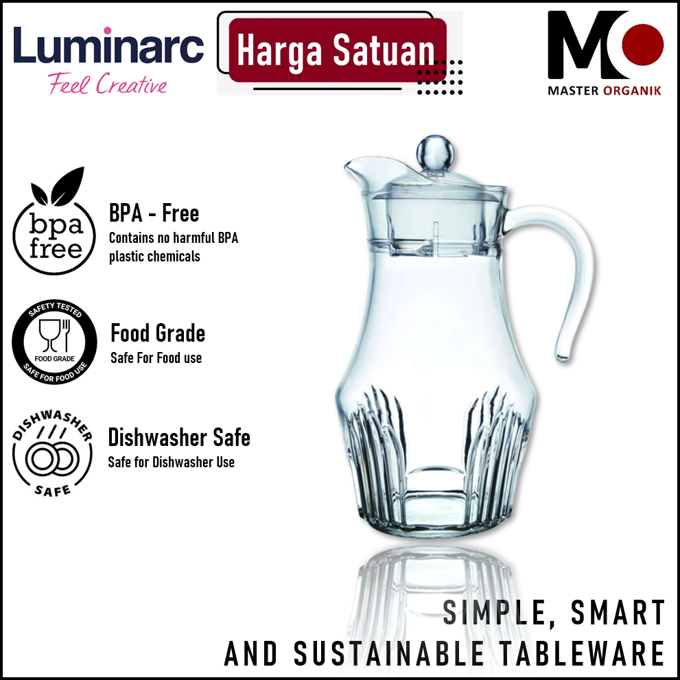 Jual Luminarc Orient Pitcher Teko | Orient Jug 1,8L | Teko Pitcher Kaca ...