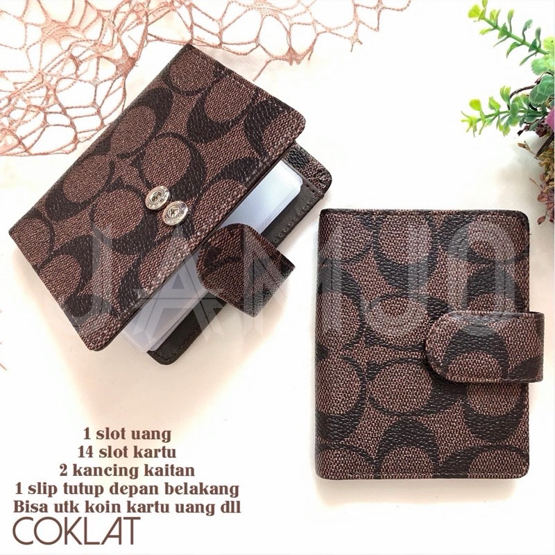 Jual DOMPET KARTU KANCING COACH 14LBR JAMJO | Shopee Indonesia