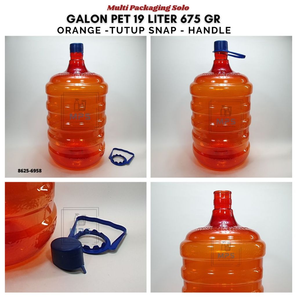 Jual Galon 19 L Pet Tutup Snap / Galon Plastik / Galon / Galon Aqua ...