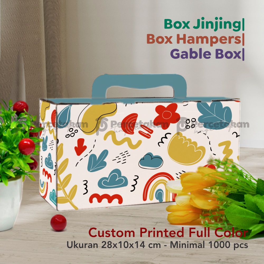 Jual Cetak Box Jinjing 28x10x14 cm FULL COLOR Free Custom Desain/Logo ...
