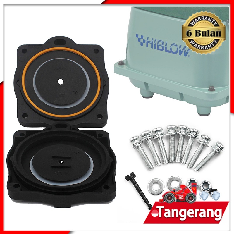 Jual Karet Membran Diagfragma Hiblow HP-80 HP-60 Pompa Udara Diafragma Rebuild Air Pump Aerator ...