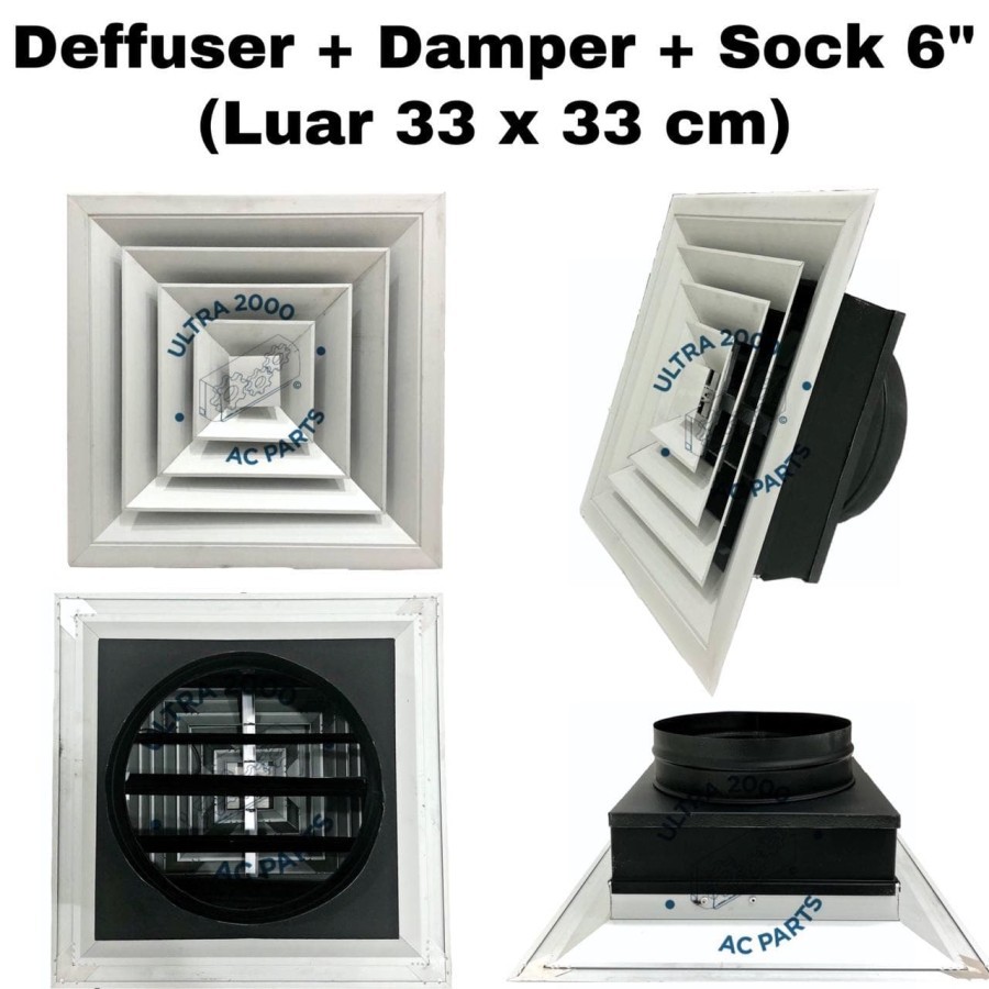 Jual Diffuser Grill Sock 6” 33 x 33 UK LUAR | Shopee Indonesia