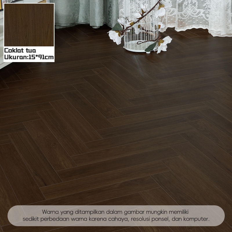 Jual READY STOK!! Vinyl Stiker Lantai Kayu 91.4cmX15.2cm Vinyl Lantai ...