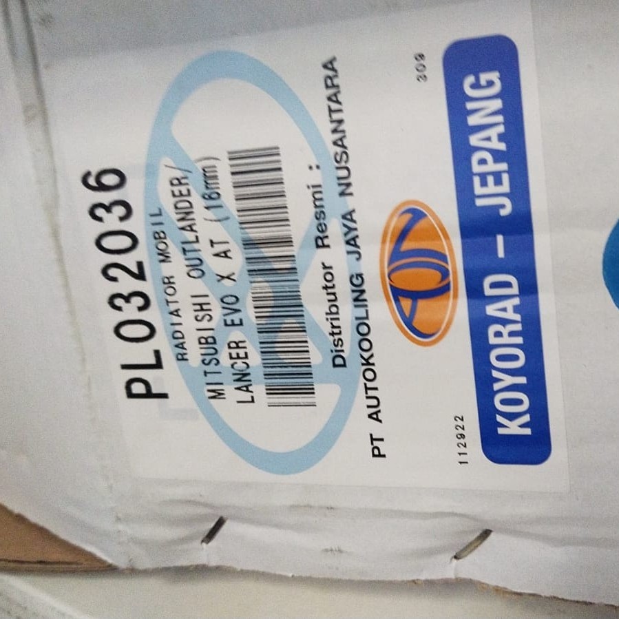 Jual Radiator MITSUBISHI OUTLANDER PX SPORT EVO X MATIC KOYORAD ORIGINAL | Shopee Indonesia