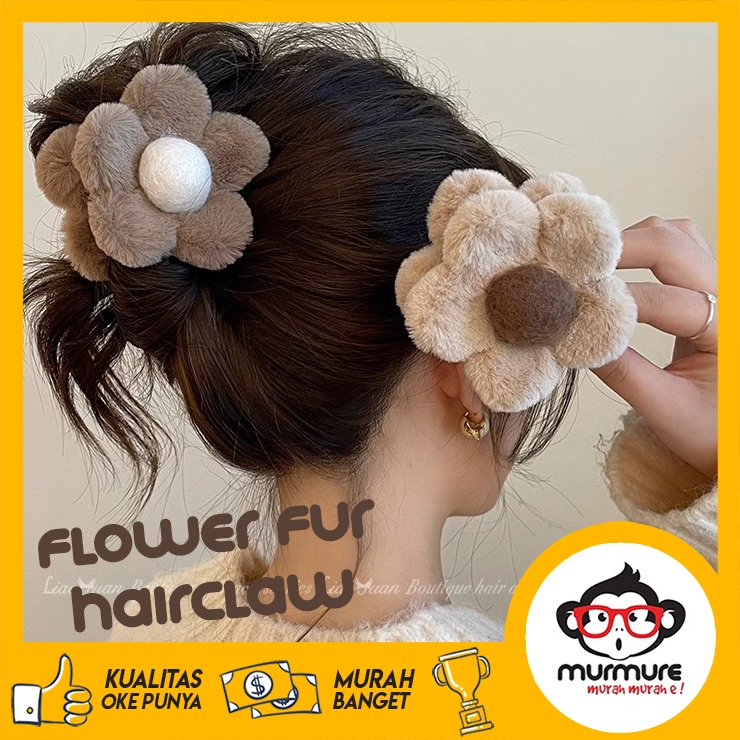 Jual MURMURE | JEDAI BULU MOTIF BUNGA JEPIT RAMBUT WANITA ALA KOREA ...