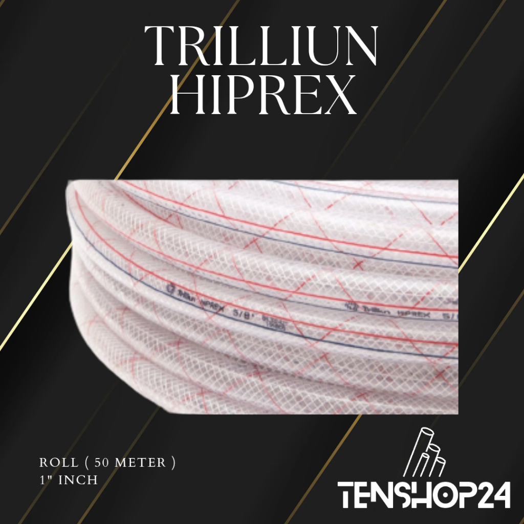Jual Selang Air Serat Benang Tebal Trilliun 1" Inch 50 Meter Roll ...