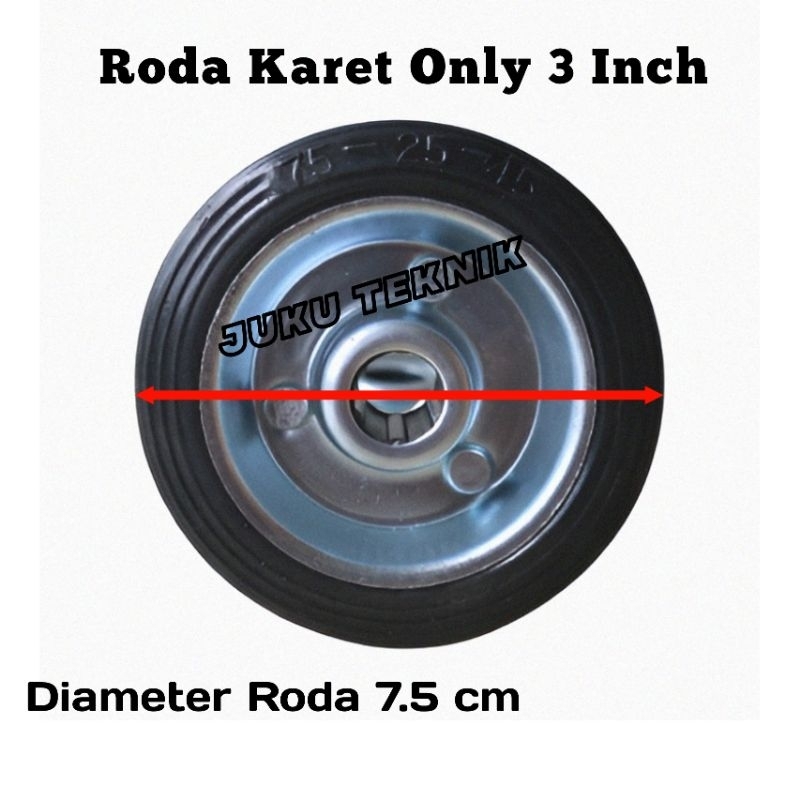 Jual Roda Karet/Roda Etalase/Roda Troli/Roda Meja only 3 inch, 4 inch ...