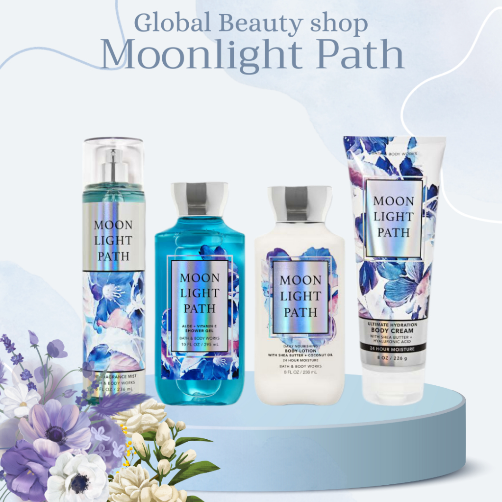 Jual MOONLIGHT PATH - BBW ( Fragrance Mist - Body Lotion - Shower Gel ...