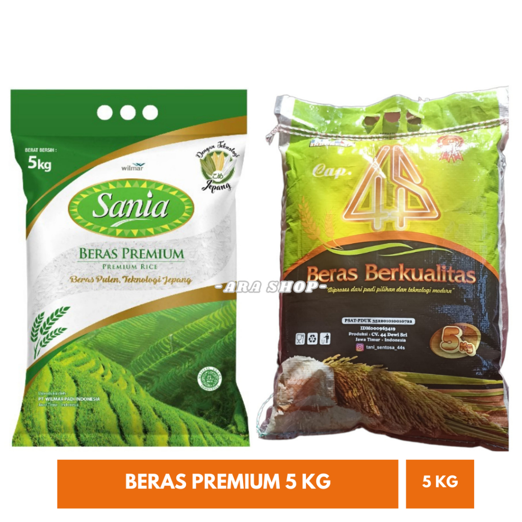 Jual BERAS PREMIUM 5 KG MURAH | Shopee Indonesia