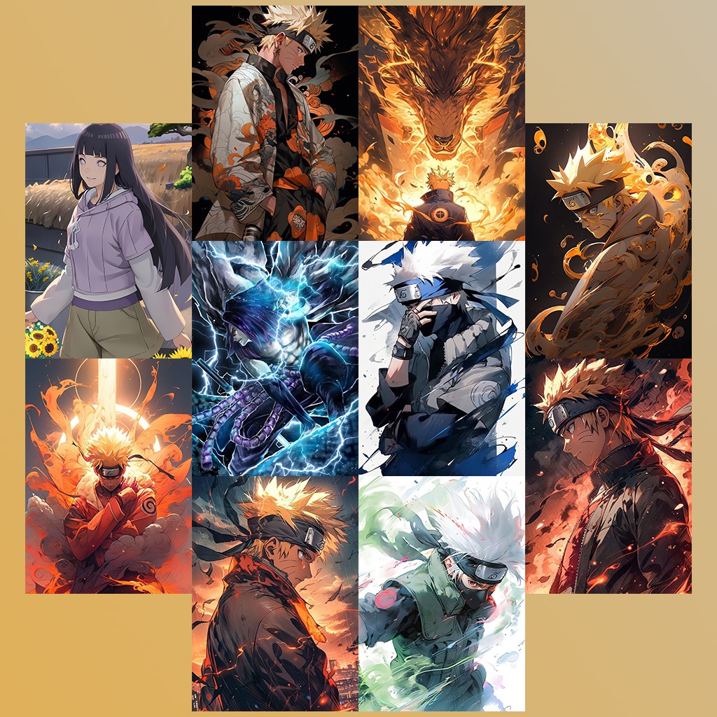 Jual POSTER NARUTO ISI 45pcs | DELUSIONWALL | POSTER DINDING NARUTO ...