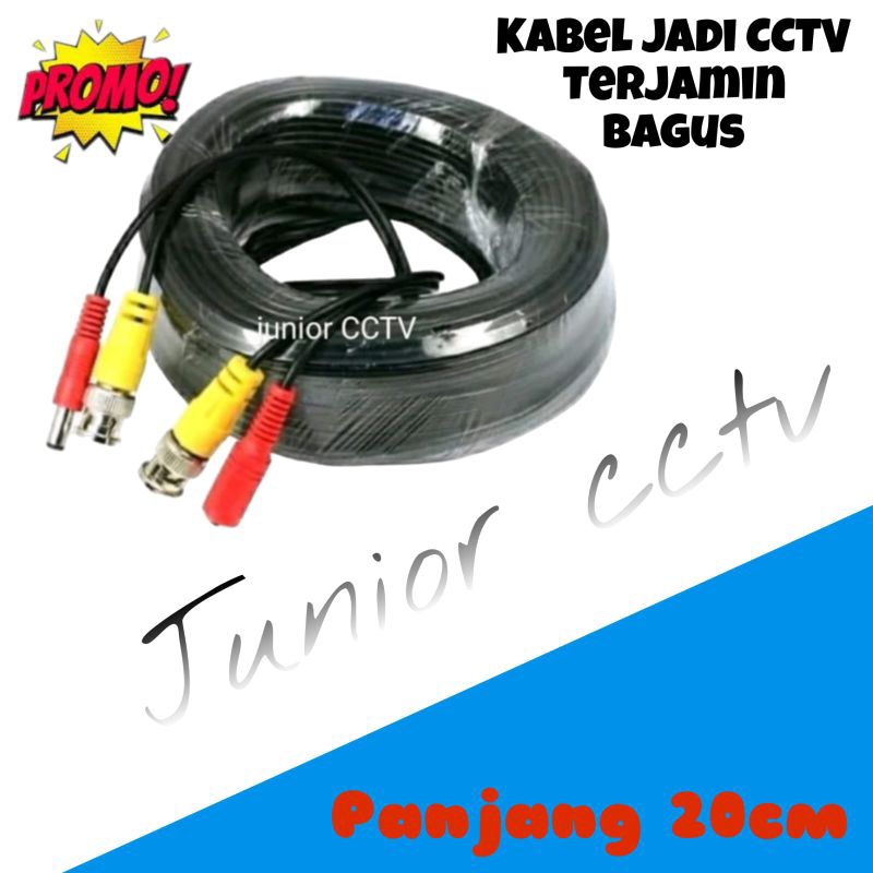 Jual Kabel camera cctv jadi siap pake tebal 20meter / Kabel cctv 20m 20 ...