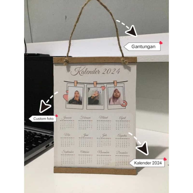 Jual Kalender 2024 kalender custom kalender unik | Shopee Indonesia