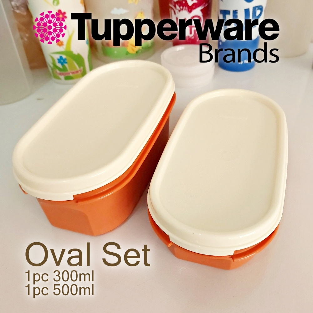 Jual TUPPERWARE OVAL SET 2PC | Shopee Indonesia