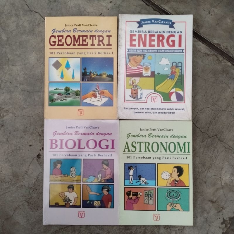 Jual Buku sains anak percobaan Science Gembira Bermain Janice VanCleave ...