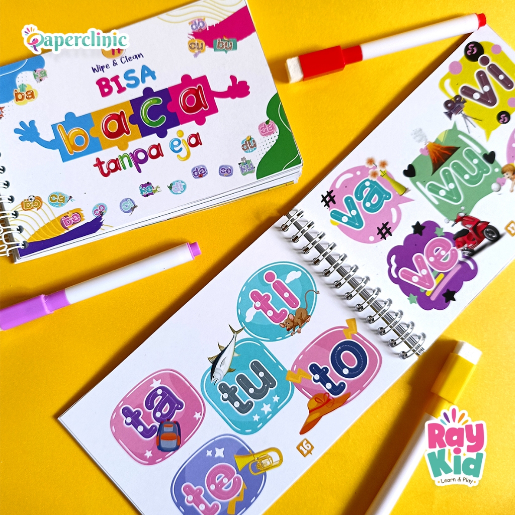 Jual Mini book wipe clean book series buku aktivitas worksheet anak 3 ...
