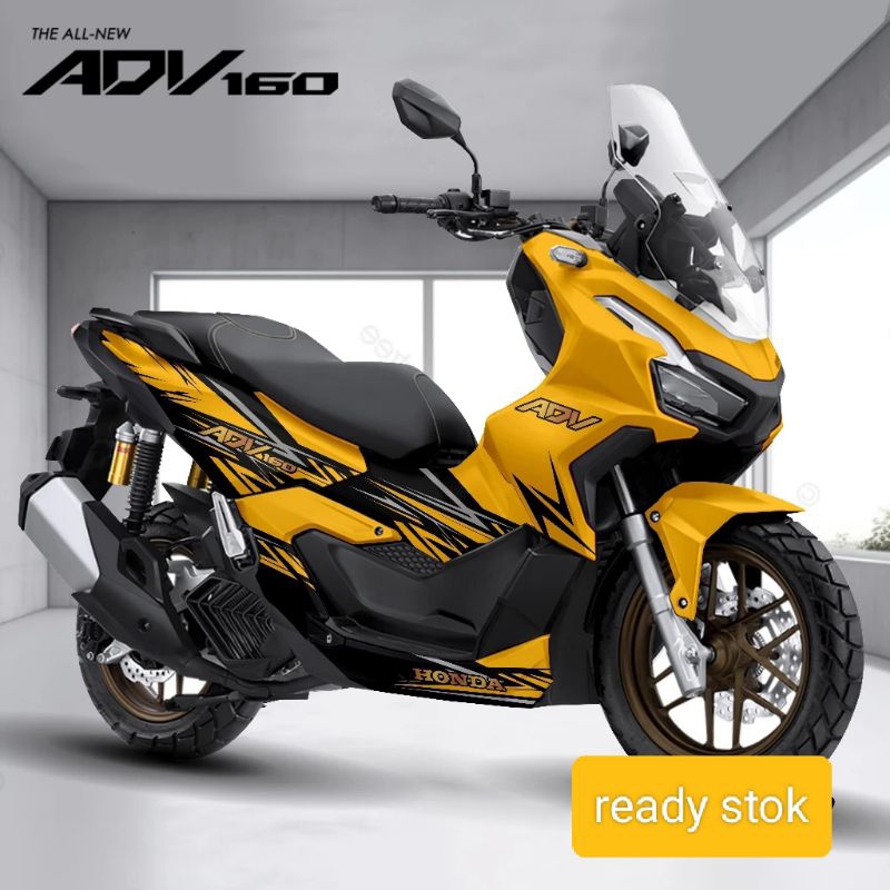 Jual sticker variasi decal full body honda ADV 160 dekal full blok ...