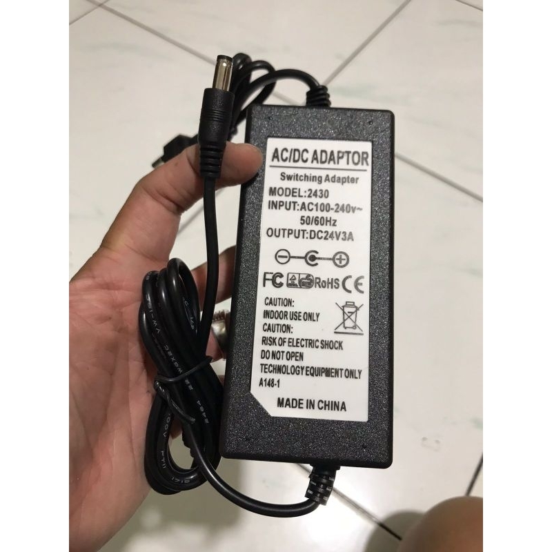 Jual Adapter Adaptor 24V 3A DC Power Supply switching | Shopee Indonesia